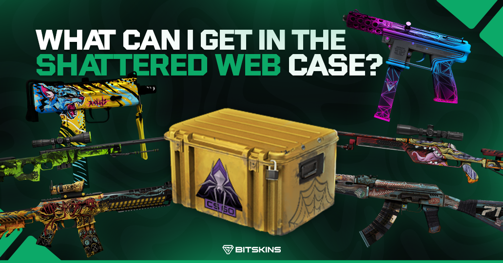 What can I get in the Shattered Web Case in CS2?