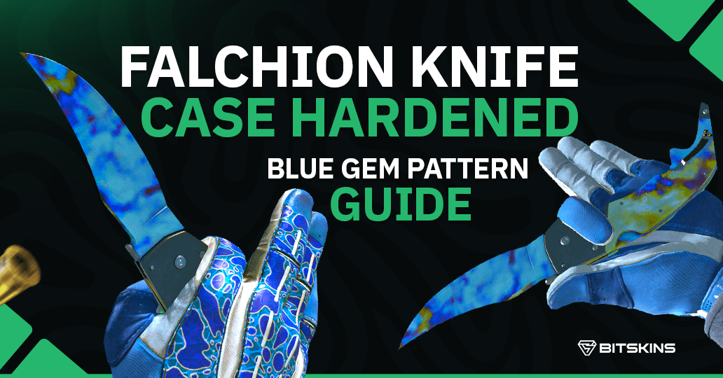 Falchion Knife | Case Hardened Blue Gem Pattern Guide