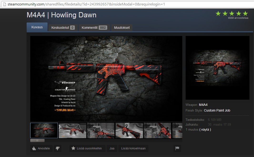 The Story of The Stolen Skin: The M4A4 | Howl