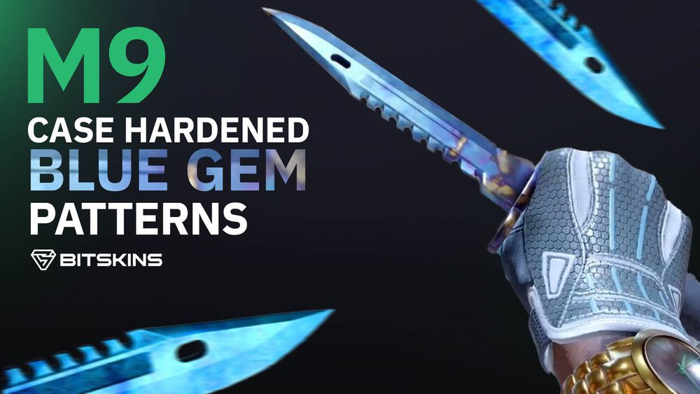 M9 Bayonet | Case Hardened Blue Gem Patterns