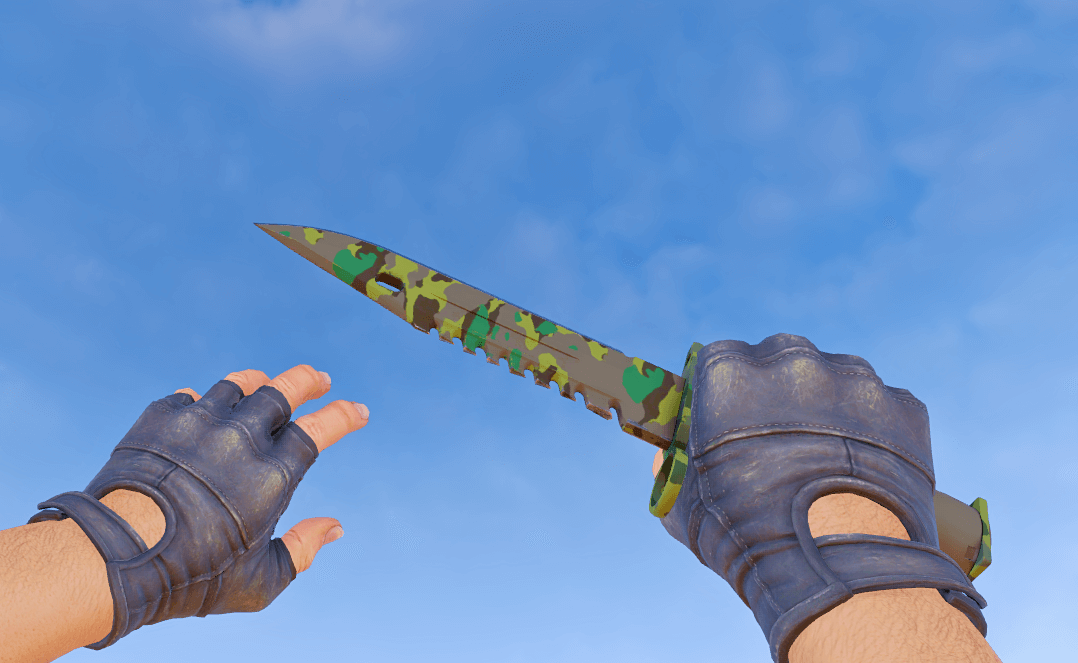 Best Green-Themed CS2 Inventory: Knife and Gloves Edition!