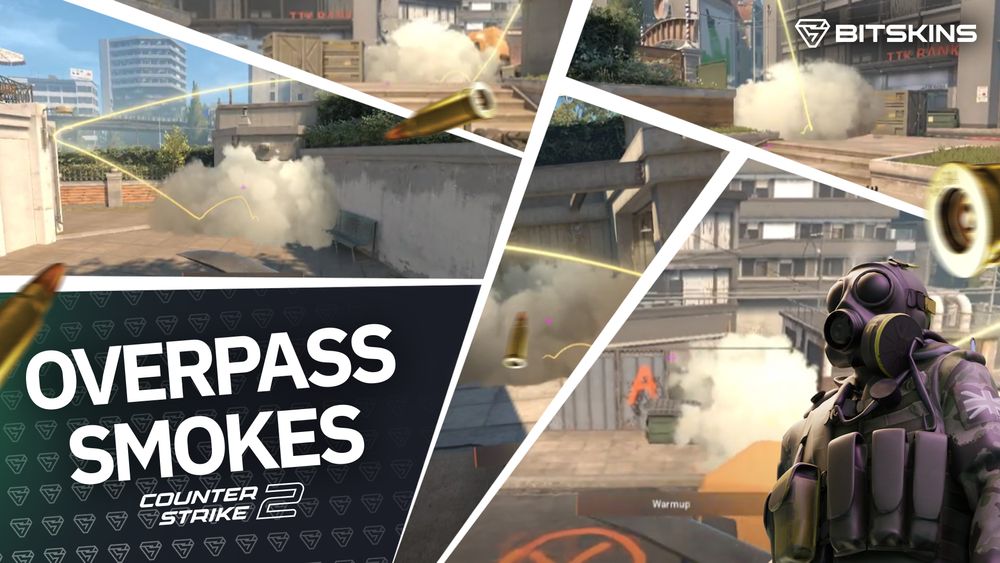 CS2 Overpass Smokes