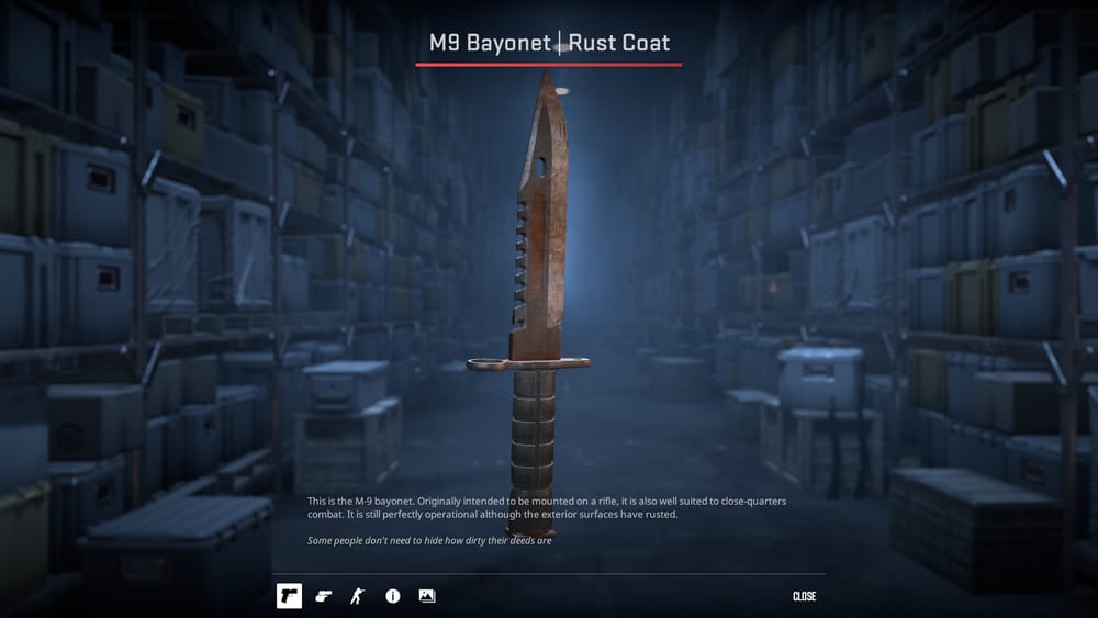 All M9 Bayonet Skins in CS2