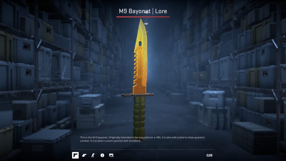 All M9 Bayonet Skins in CS2