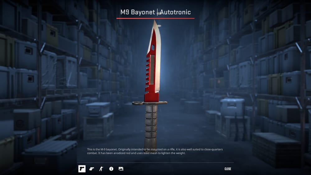 All M9 Bayonet Skins in CS2