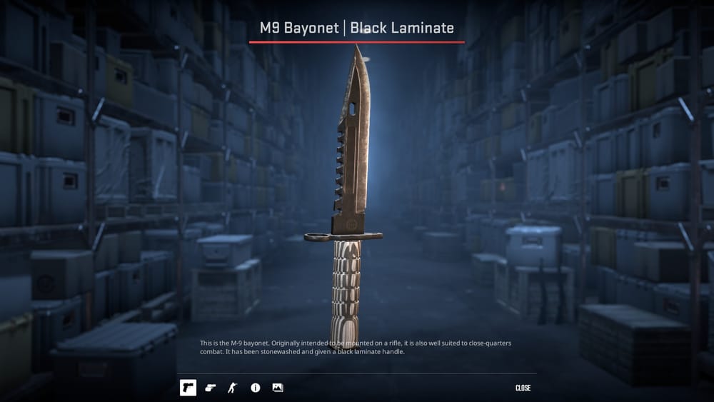 All M9 Bayonet Skins in CS2