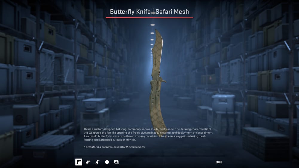 All Butterfly Knife Skins in CS2