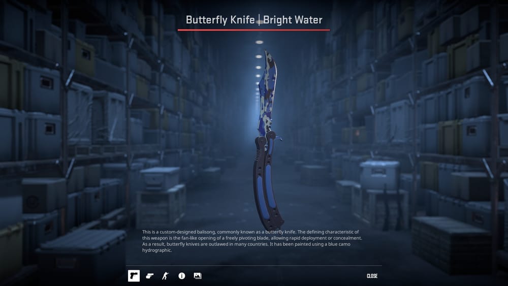 All Butterfly Knife Skins in CS2