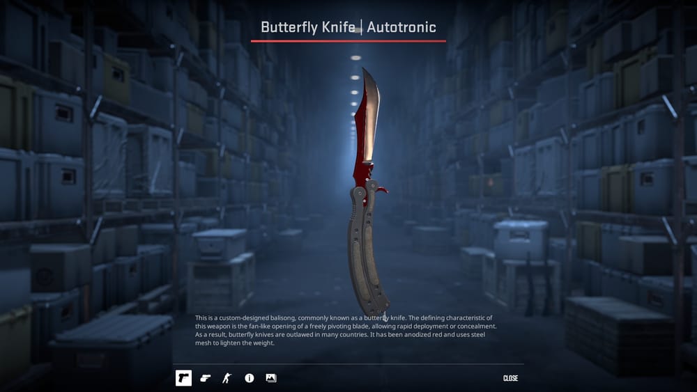 All Butterfly Knife Skins in CS2
