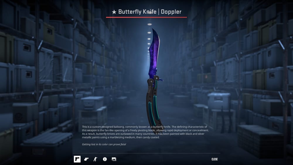 All Butterfly Knife Skins in CS2