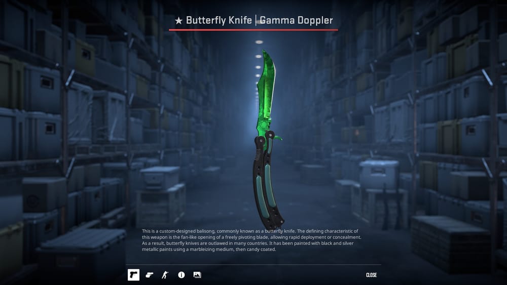 All Butterfly Knife Skins in CS2