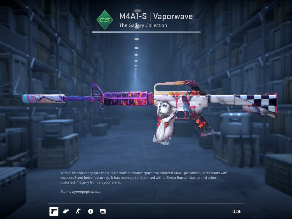 What can I get in the Gallery Case in CS2?