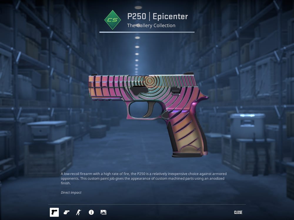 What can I get in the Gallery Case in CS2?