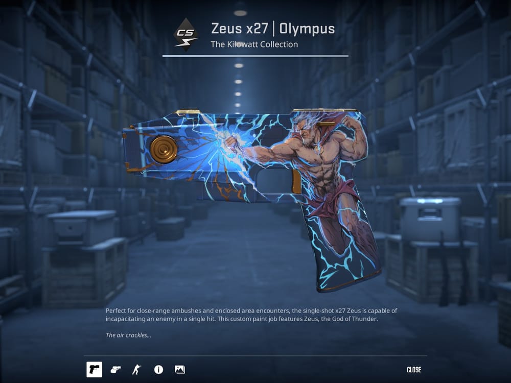 All Zeus Skins in CS2