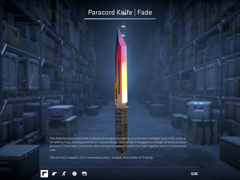 Top 5 Paracord Knife Skins in CS2