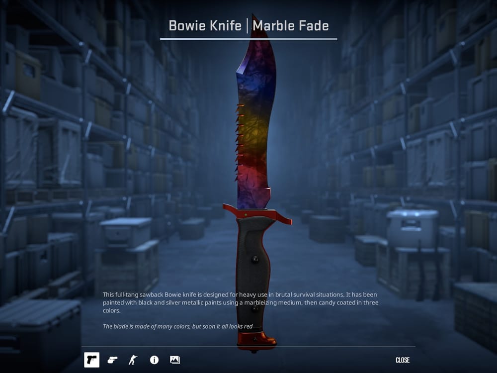 Top 5 Bowie Knife Skins in CS2
