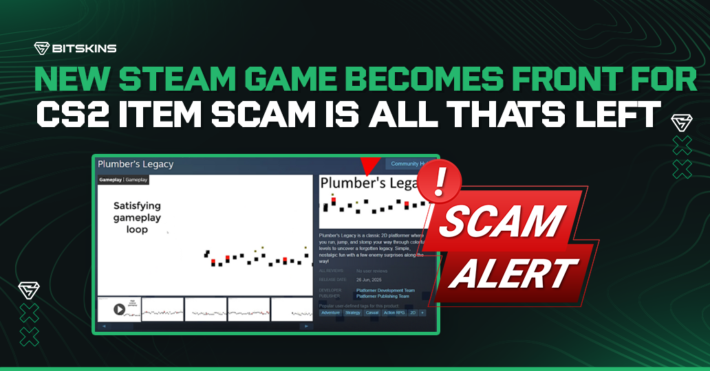 New Steam Game Becomes Front for CS2 Item Scam