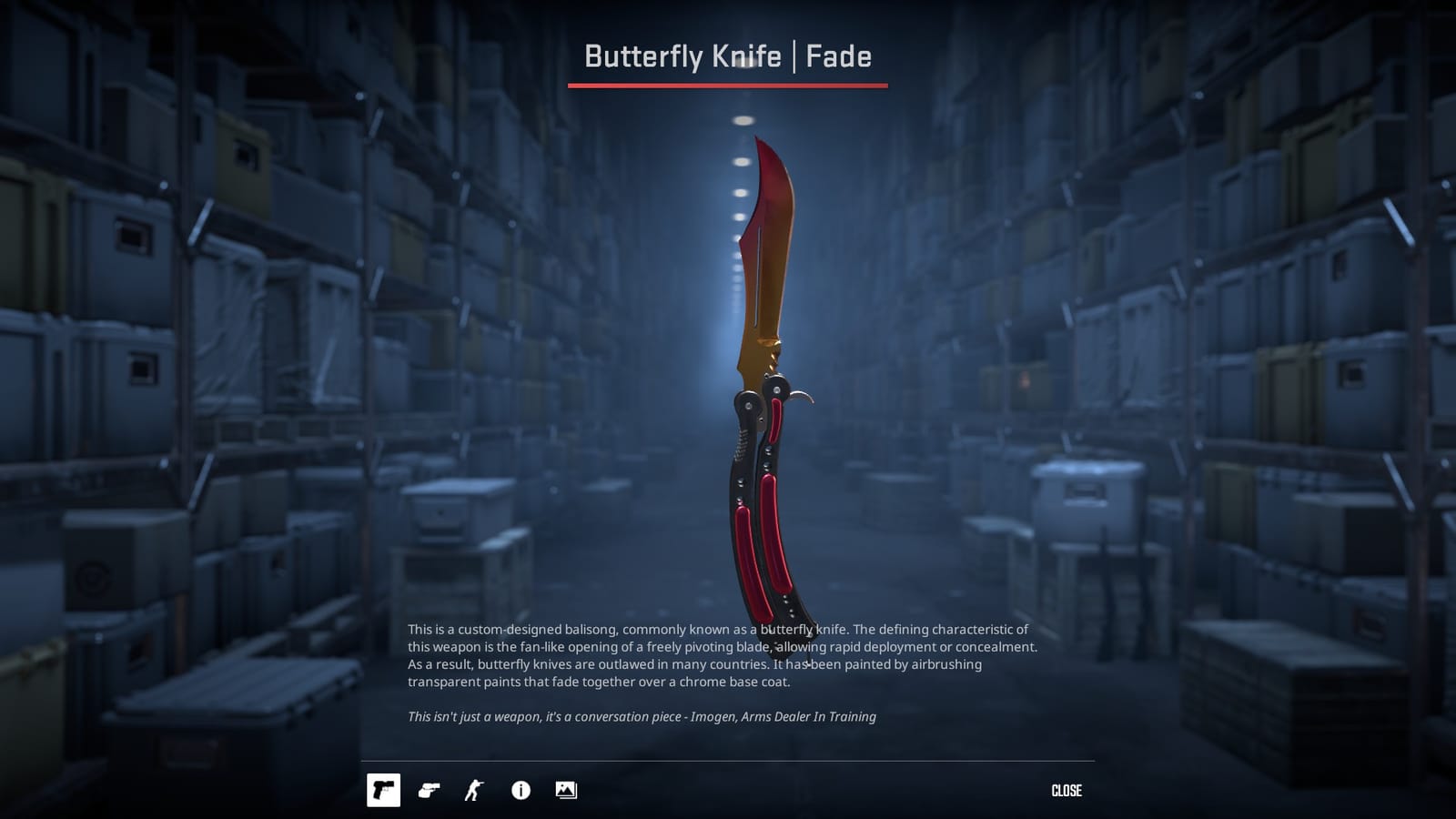 All Butterfly Knife Skins in CS2