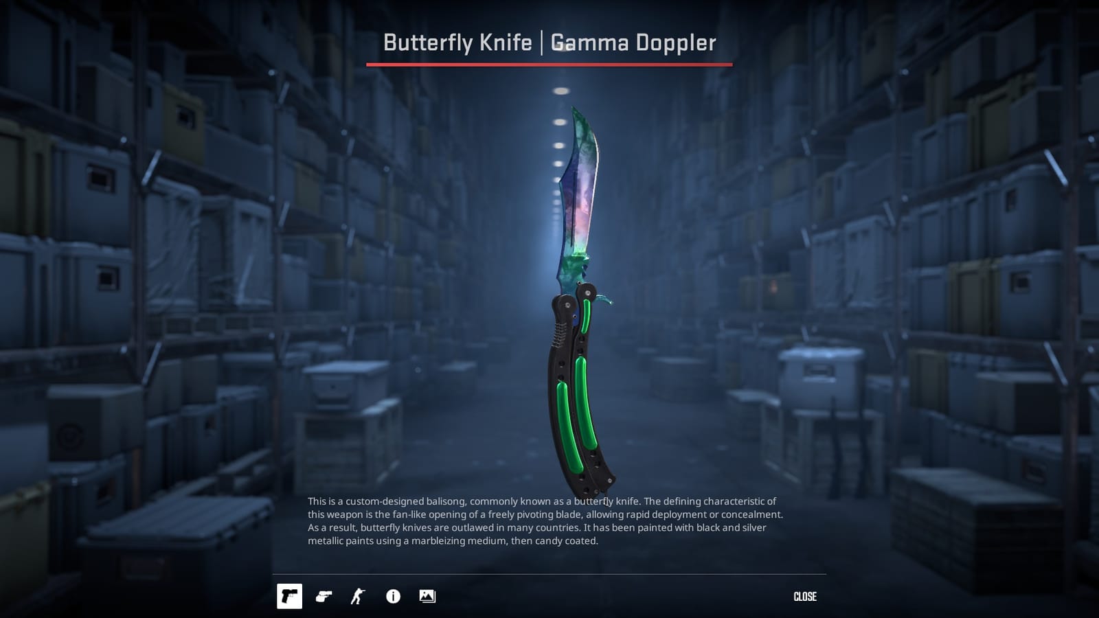 All Butterfly Knife Skins in CS2