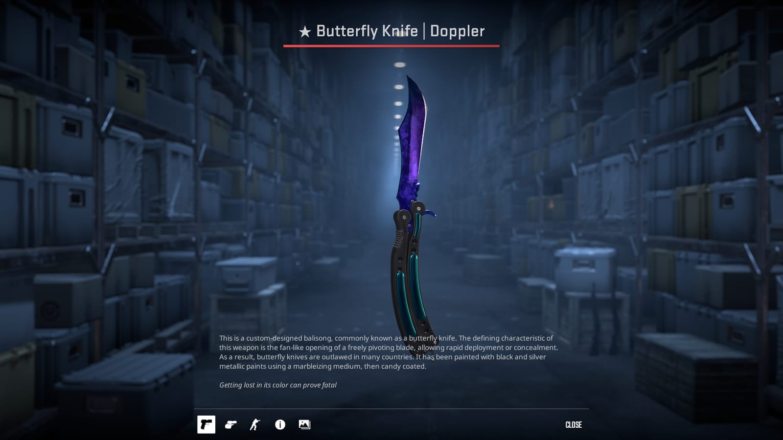 All Butterfly Knife Skins in CS2