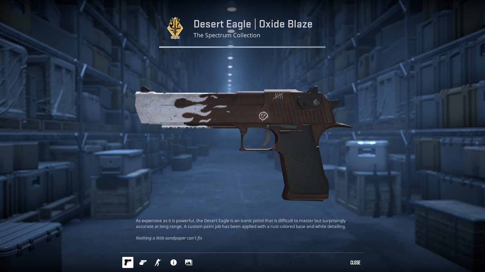 CS2 Skin Families: Oxide Blaze