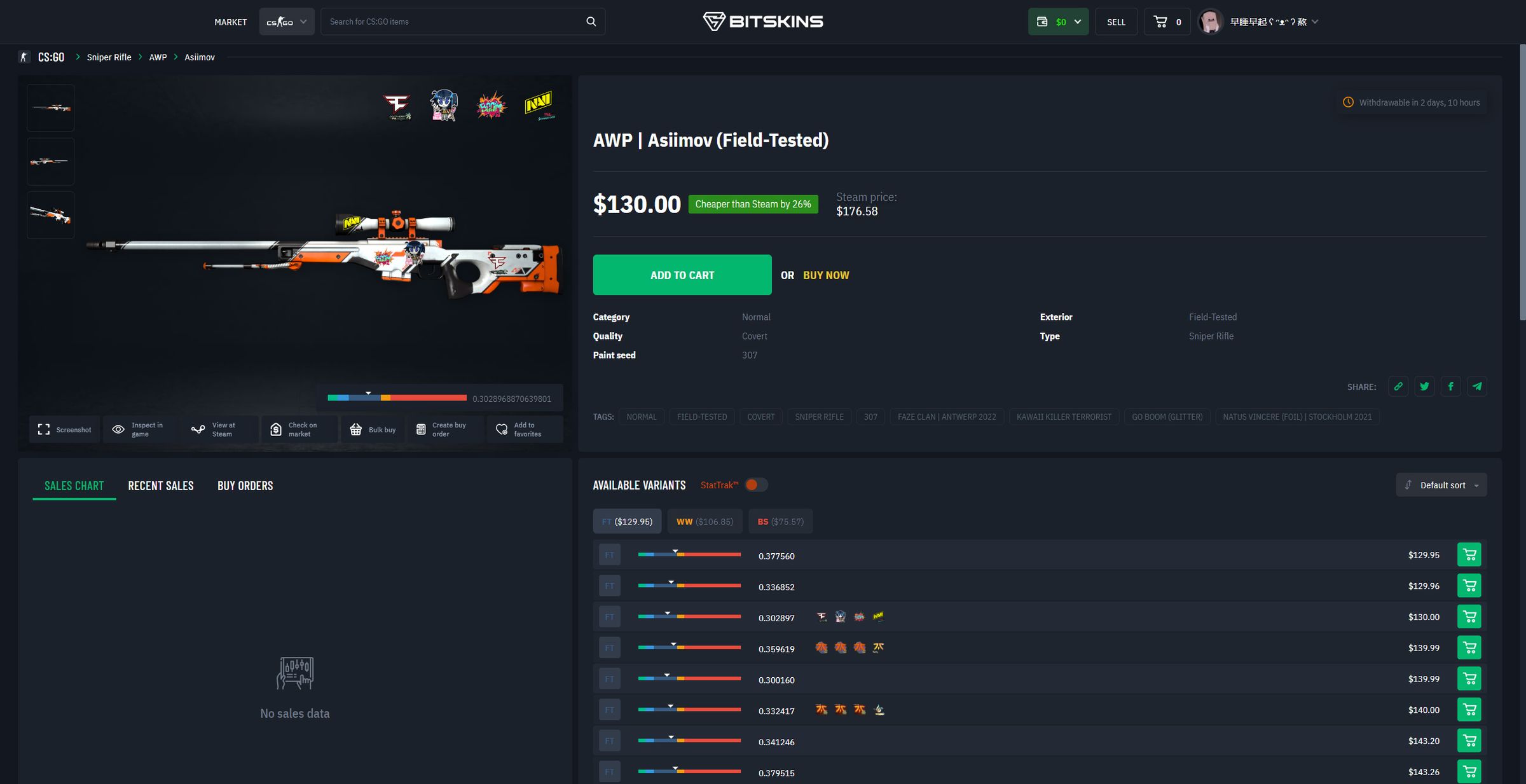 How To Buy and Sell Items on BitSkins 2.0