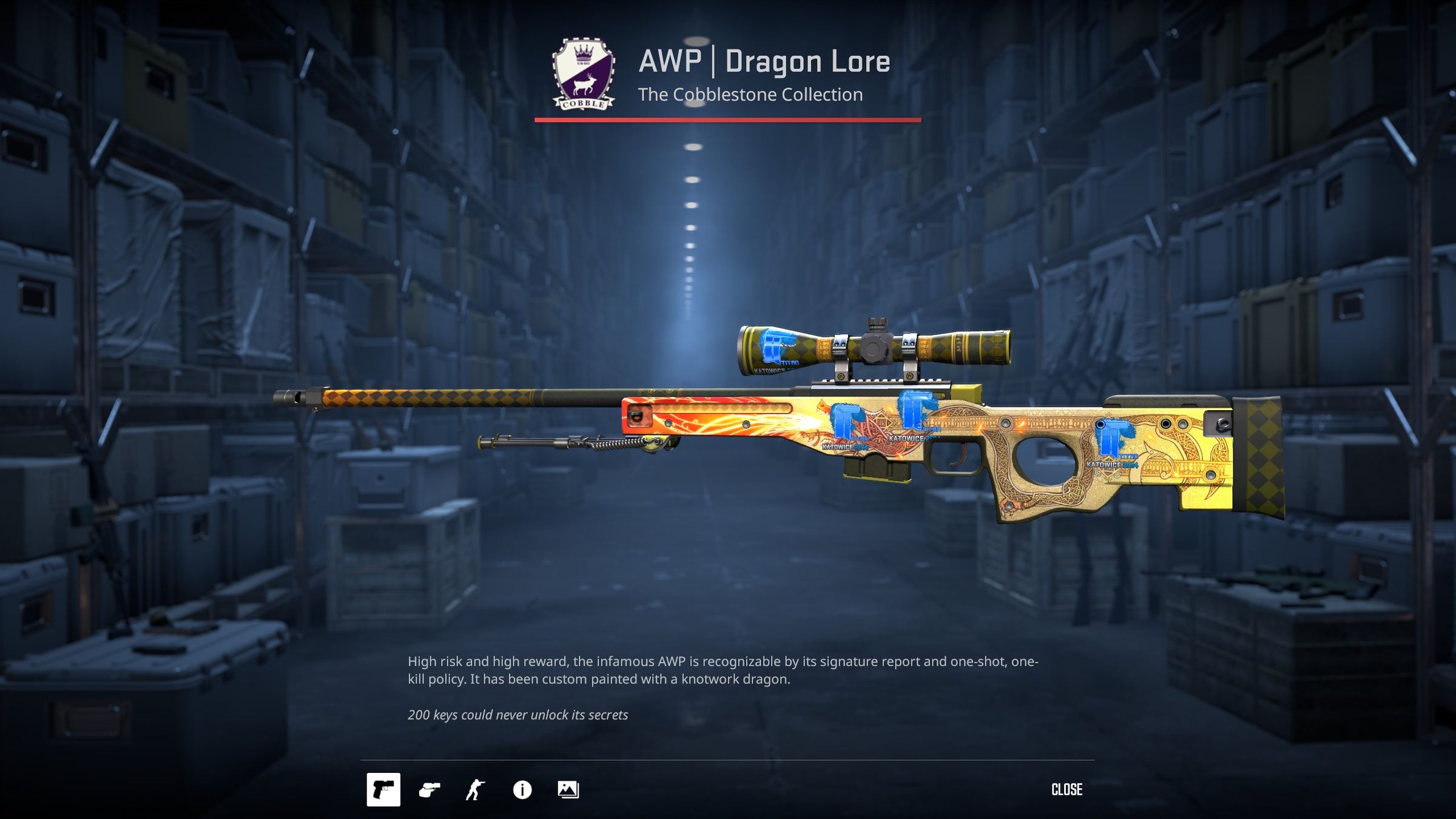 Most Expensive CS2 Skins: The Titan Holo