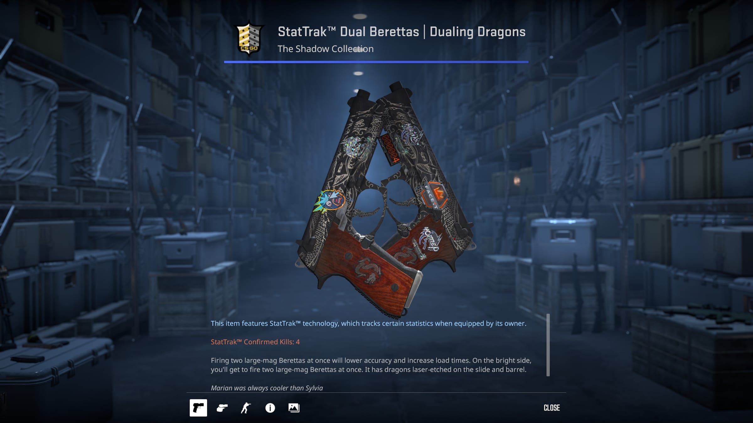 Pros With Skins - donk's Inventory