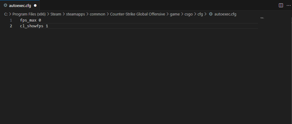 CS2 Autoexec Config Guide