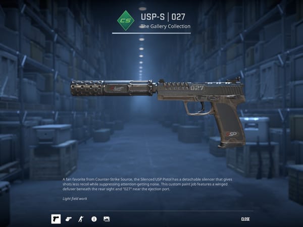 What can I get in the Gallery Case in CS2?