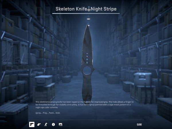 Top 5 Skeleton Knife Skins in CS2
