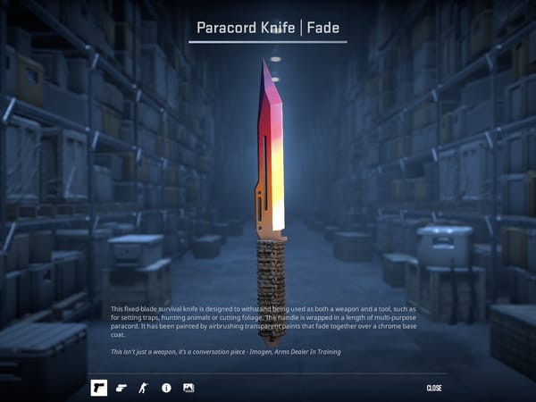 Top 5 Paracord Knife Skins in CS2